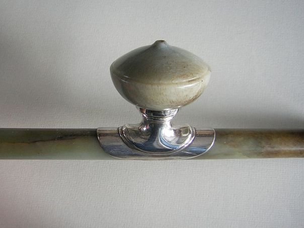 Jade opium pipe - (2366), lowlands-collection